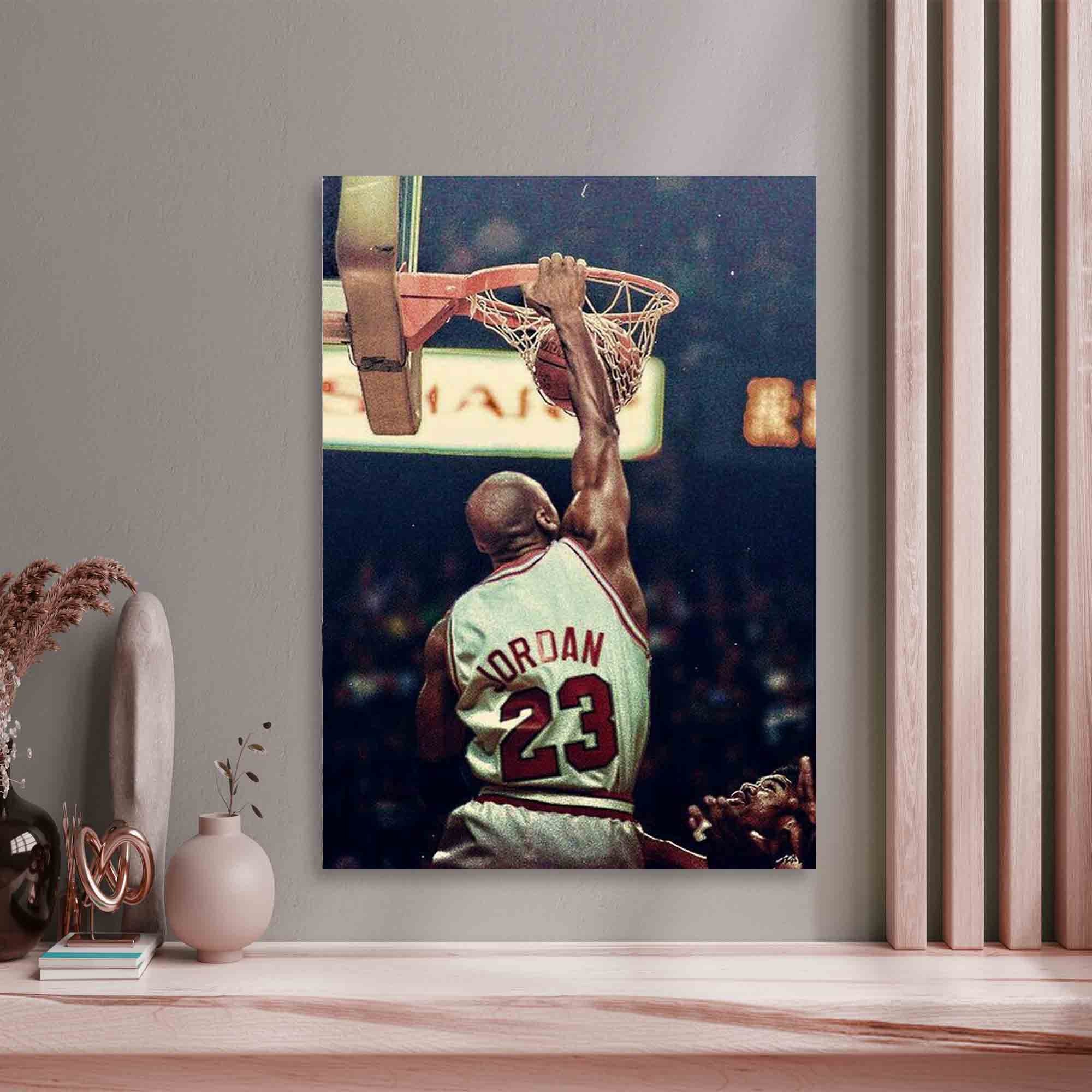 Michael Jordan Last Shot Canvas , Michael Jordan Signature C | Inspire ...