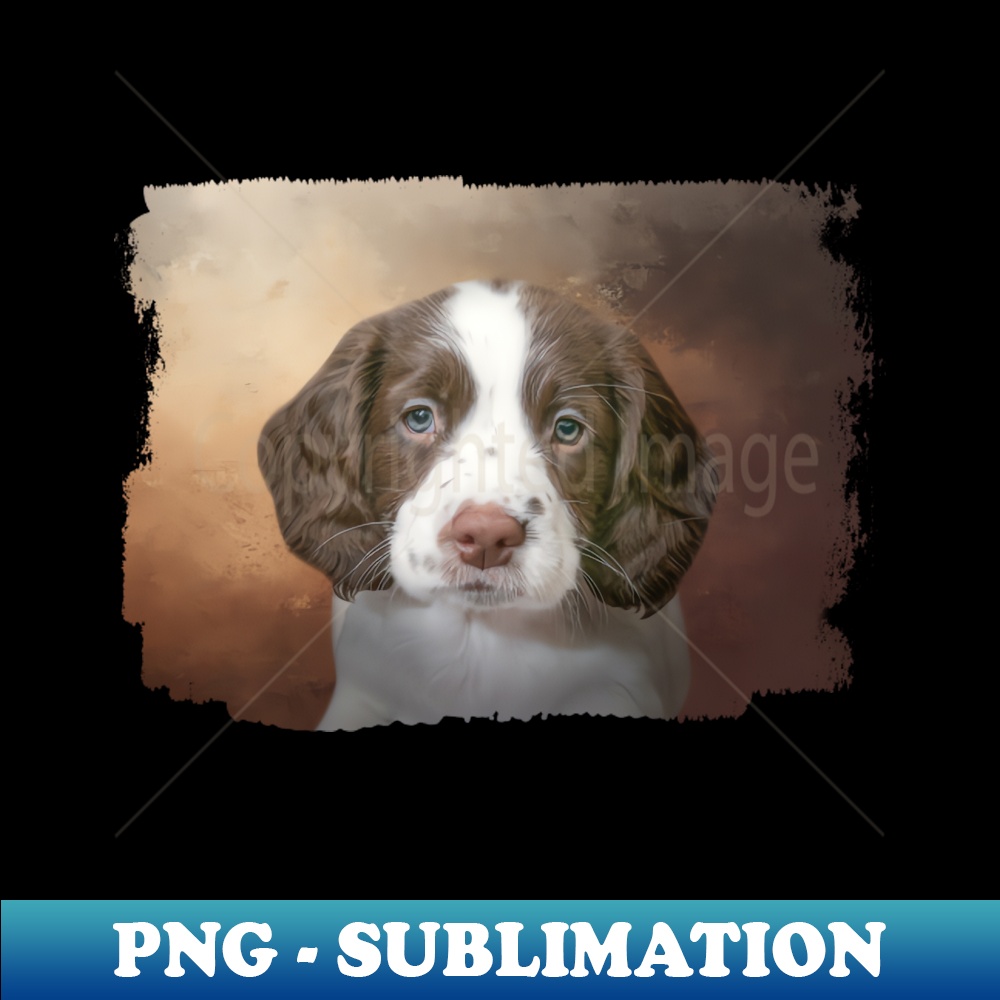 English Springer Spaniel Puppy 01 - High-Resolution PNG Subl - Inspire ...