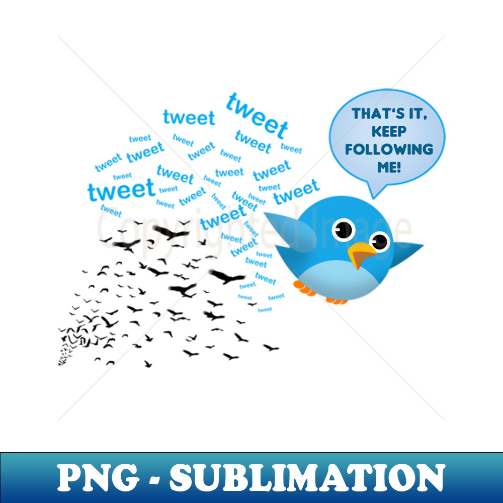 Funny Twitter Inspired Bird Logo Social Media Influencer Des - Inspire ...