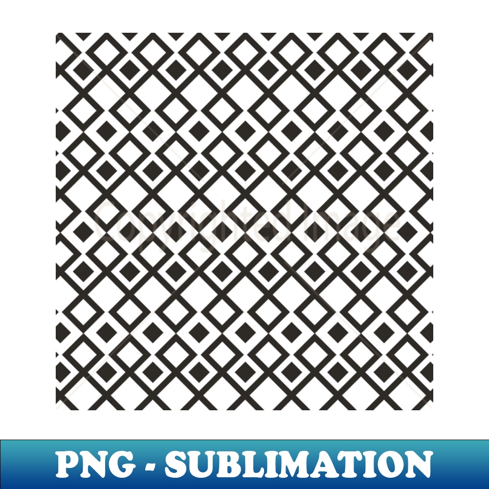 Classic Black and White Rhombus Pattern - PNG Transparent Su - Inspire ...