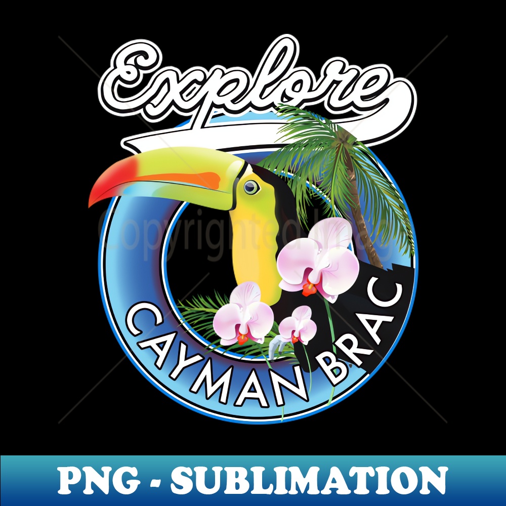 Cayman Brac Travel logo - PNG Transparent Sublimation Design | Inspire ...