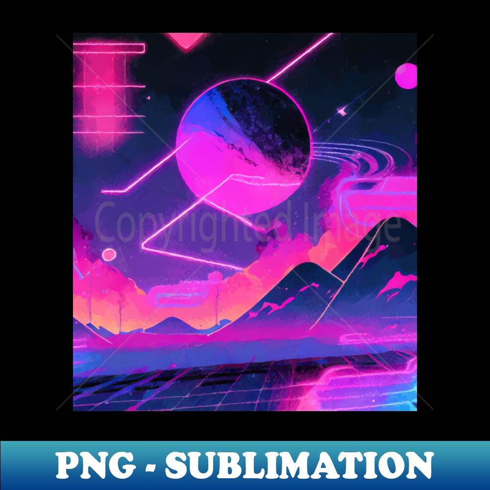 Vaporwave cosmos - PNG Transparent Digital Download File for | Inspire ...