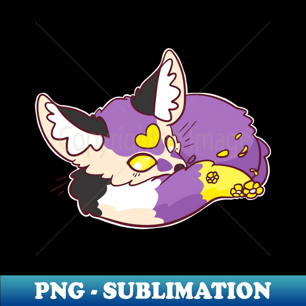 Enby Pride Fennec Fox - PNG Transparent Sublimation File - B | Inspire ...