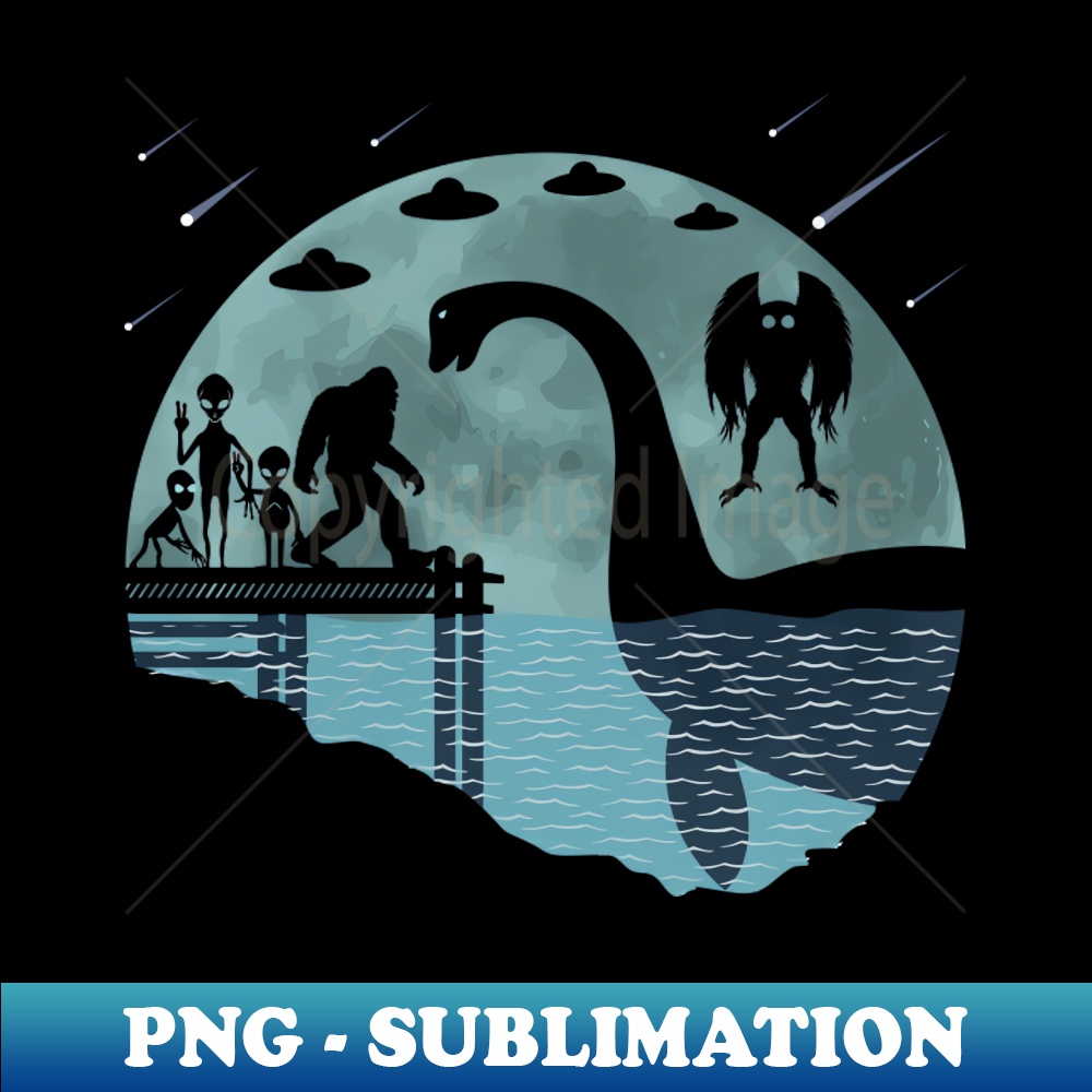 Cryptid Creatures - PNG Transparent Sublimation File - Bring - Inspire ...