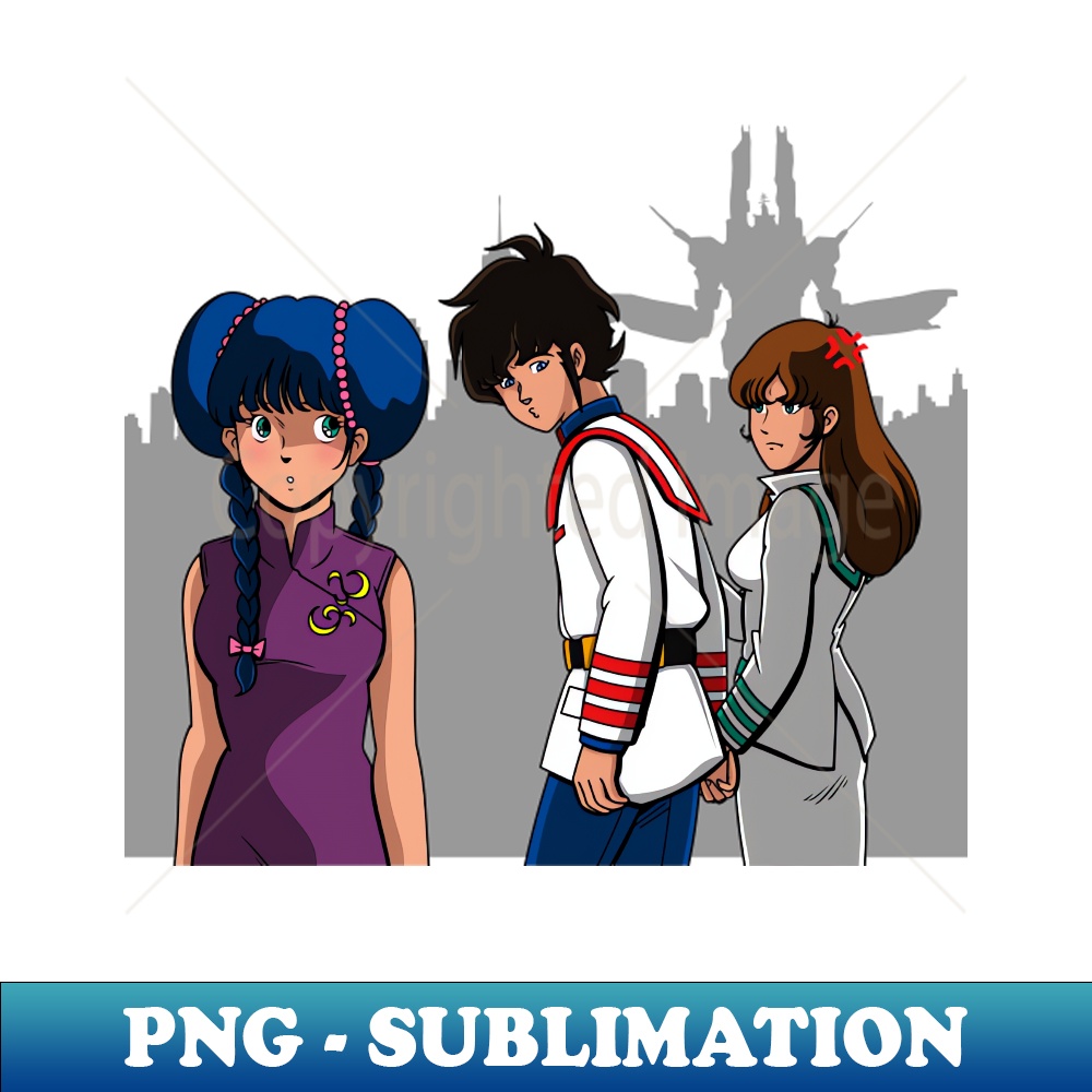Funny Retro Classic Mecha Anime Jealous Girlfriend Meme - Vi - Inspire ...