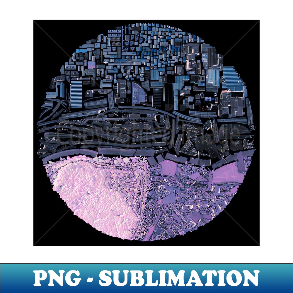 the dark city in genius loci ecopop pattern ecosystem art - - Inspire ...