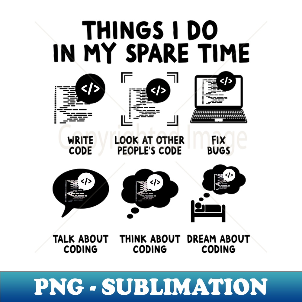 Computer Coding Funny Nerdy Coder - Retro PNG Sublimation Di - Inspire Uplift