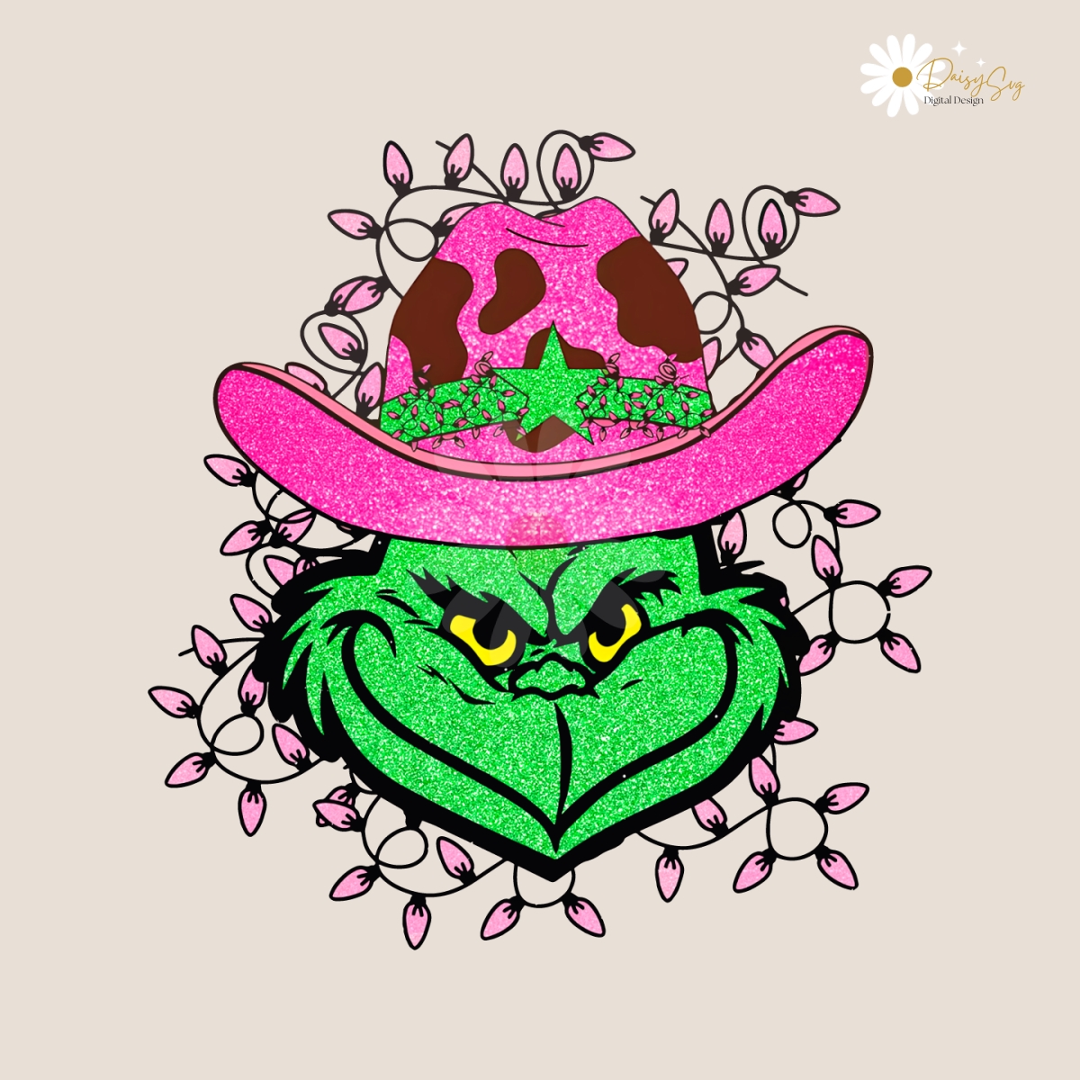 Howdy Grinch Guy Christmas Cowboy PNG Download File - Inspire Uplift