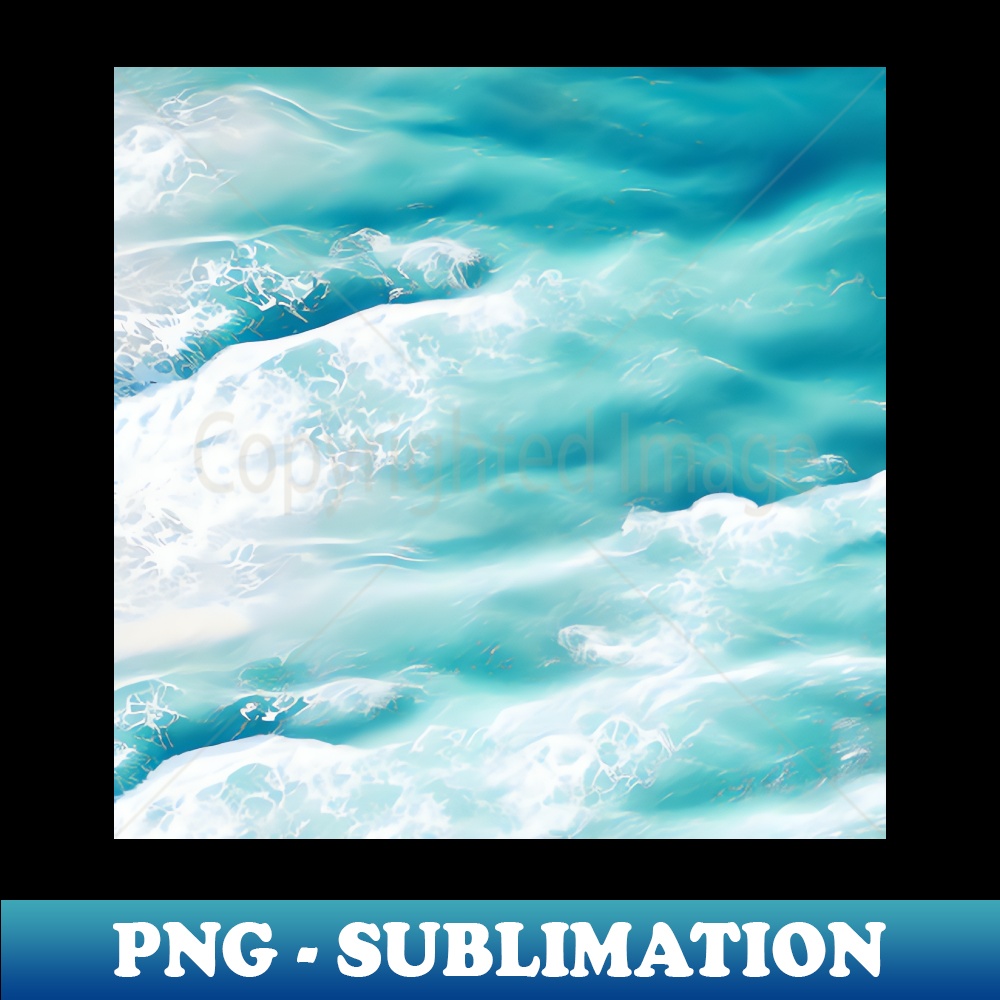 Ocean vibes waves pattern - PNG Sublimation Digital Download | Inspire ...