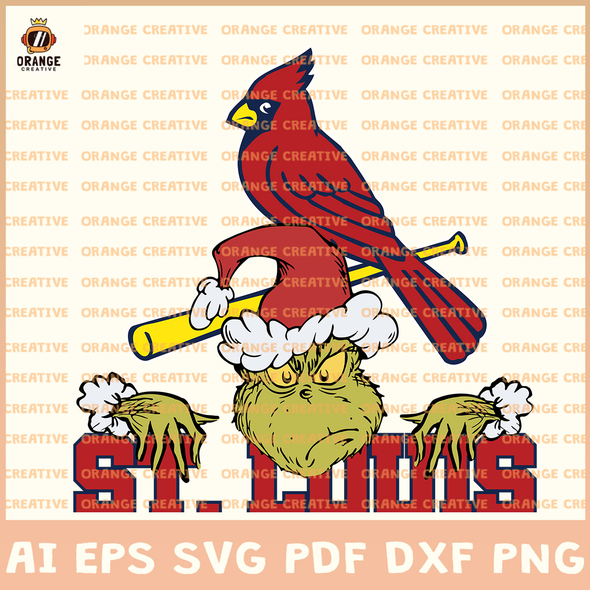 St. Louis Cardinals Svg Files, MLB Cardinals Logo Clipart, G - Inspire ...