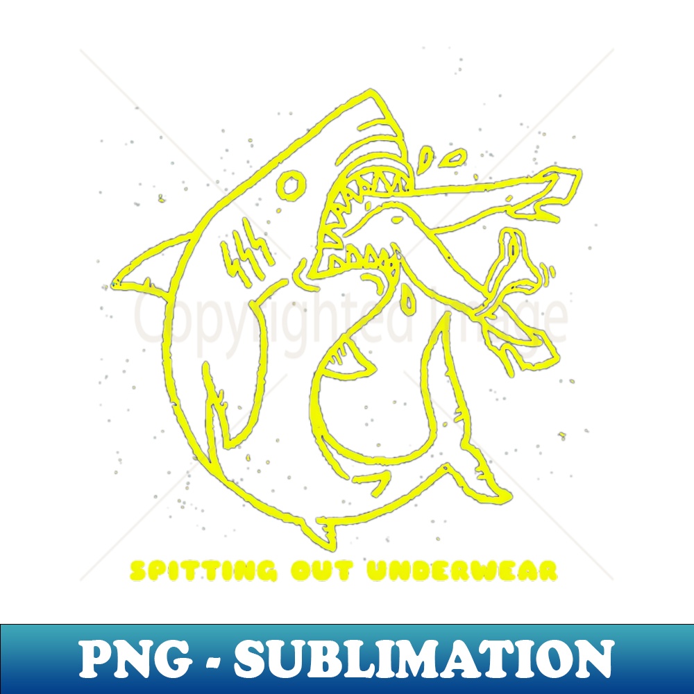 shark spitting out underwear - Premium PNG Sublimation File | Inspire ...