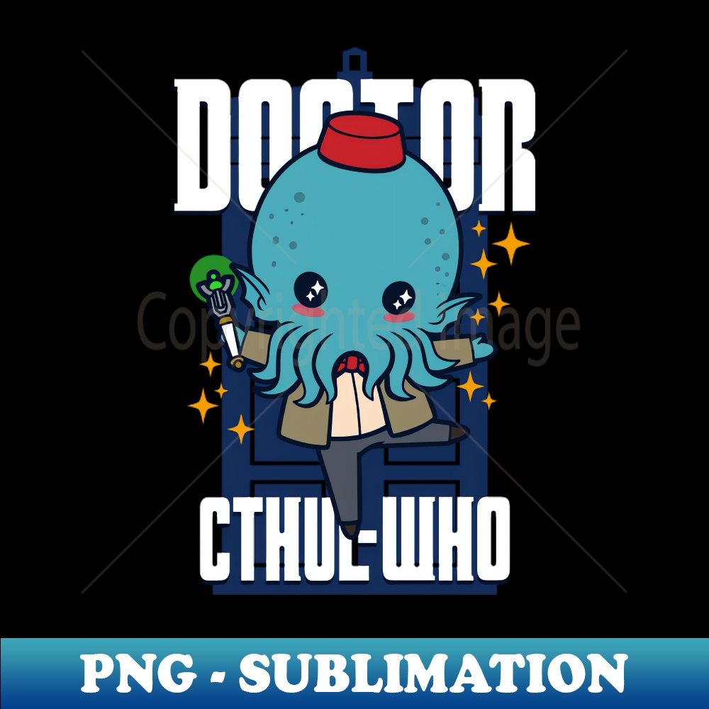 Cute Kawaii Cthulhu Lovecraft Time Travel Monster Tardis The | Inspire ...