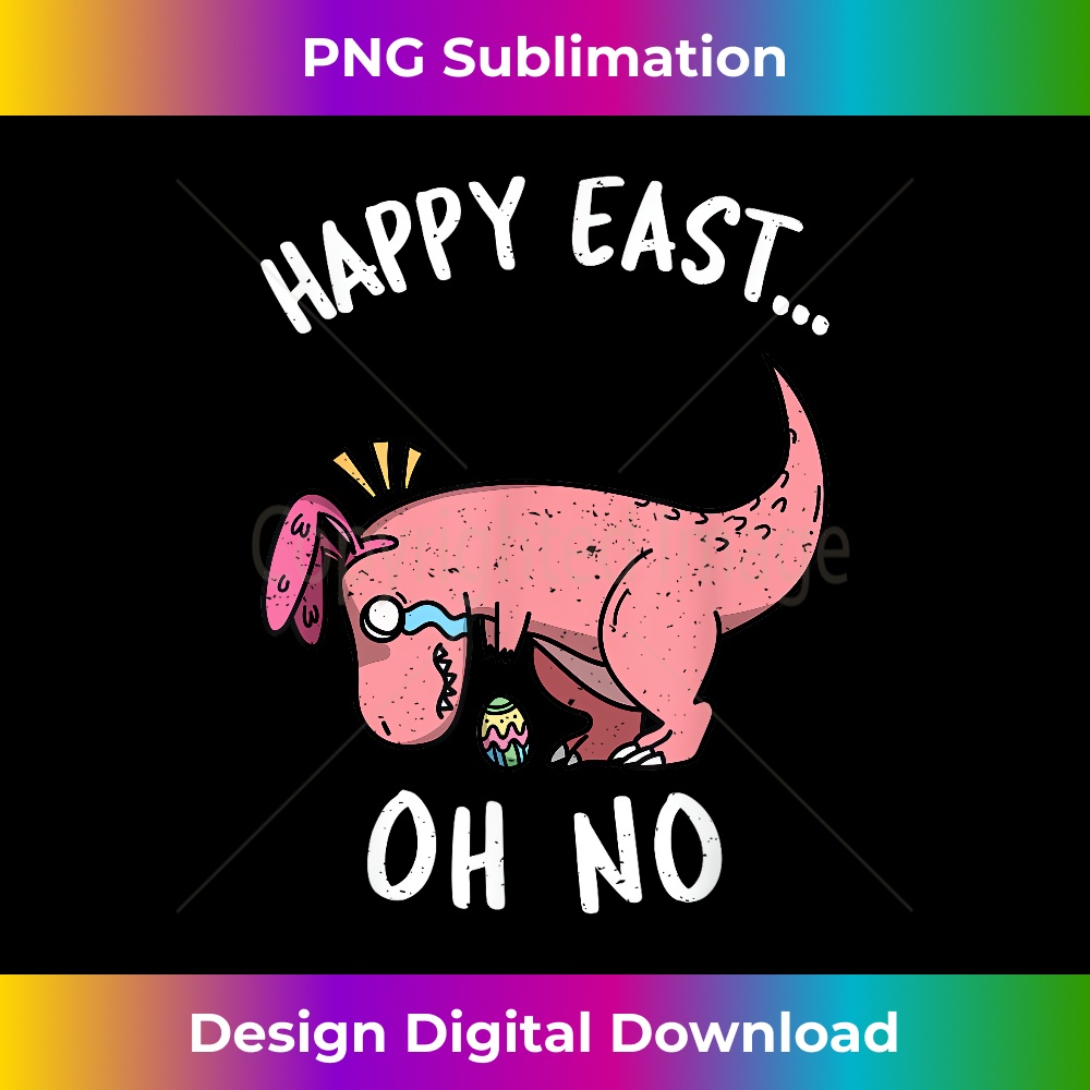 Funny Easter HAPPY EAST... OH NO Trex pink Dinosaur crying - - Inspire ...