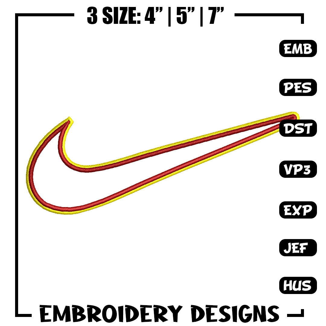 Nike logo embroidery design, Logo embroidery, Nike design, E | Inspire ...