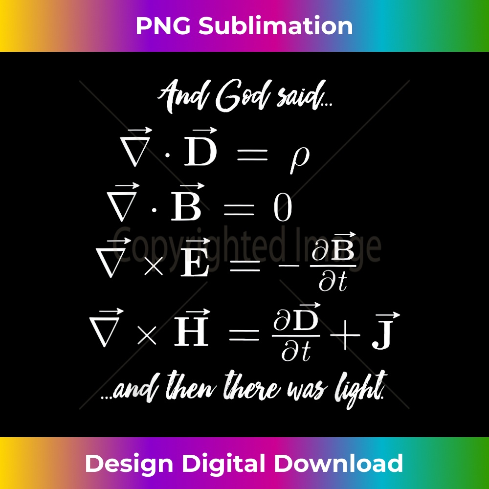 Funny Math Teacher - Religious Maxwell Equations - Edgy Subl - Inspire ...