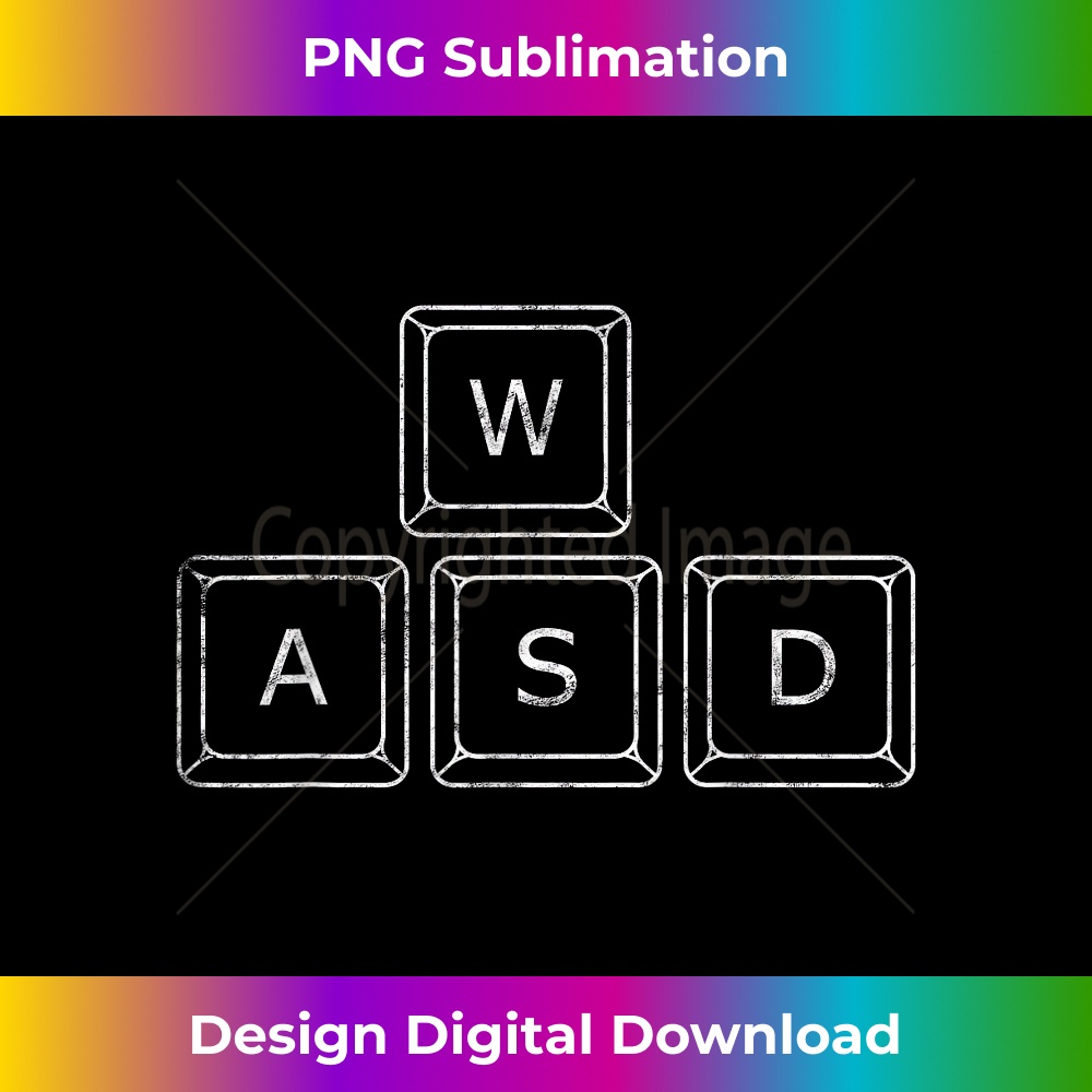 WASD PC Gamer Keys Computer Gaming Gift - Contemporary PNG S | Inspire ...