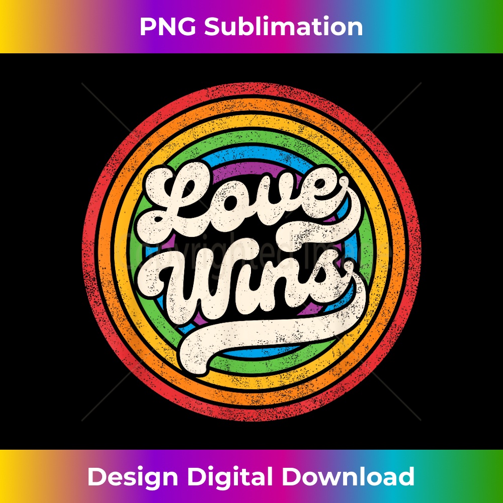 LGBTQ Love Wins Gay Pride LGBT Ally Rainbow Flag Vintage - C | Inspire ...