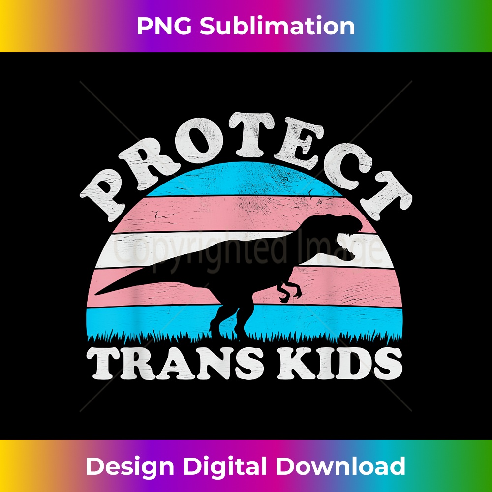 Protect Trans Kids LGBT Pride T-Rex Dinosaur Trans Flag - Ch | Inspire ...
