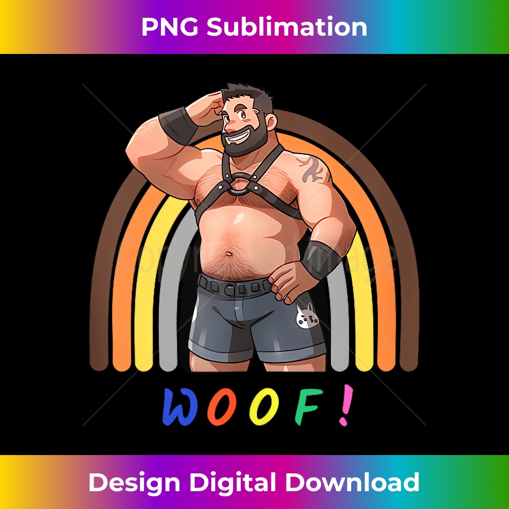 Mens Gay Bear Woof Bear Daddy Cute Bear Pride Month Tank To | Inspire ...