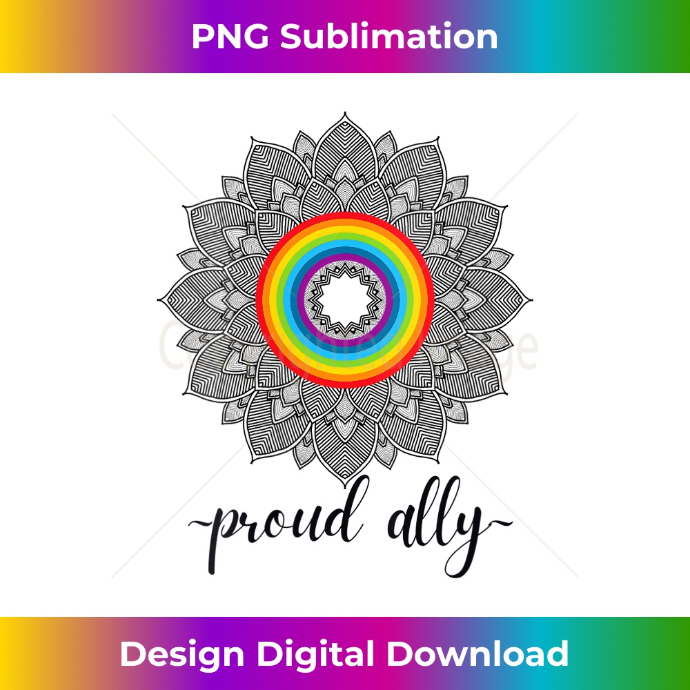 Womens Proud Ally LGBTQIA Gay Pride Month Celebration V-Neck | Inspire ...