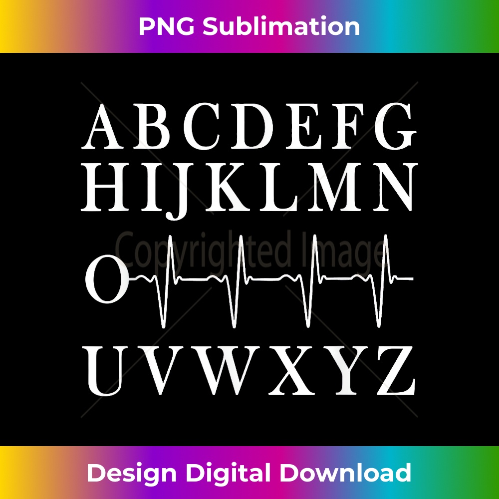 Nurse PQRST ABCs Ekg Stripe Alphabet Funny - Urban Sublimati | Inspire ...