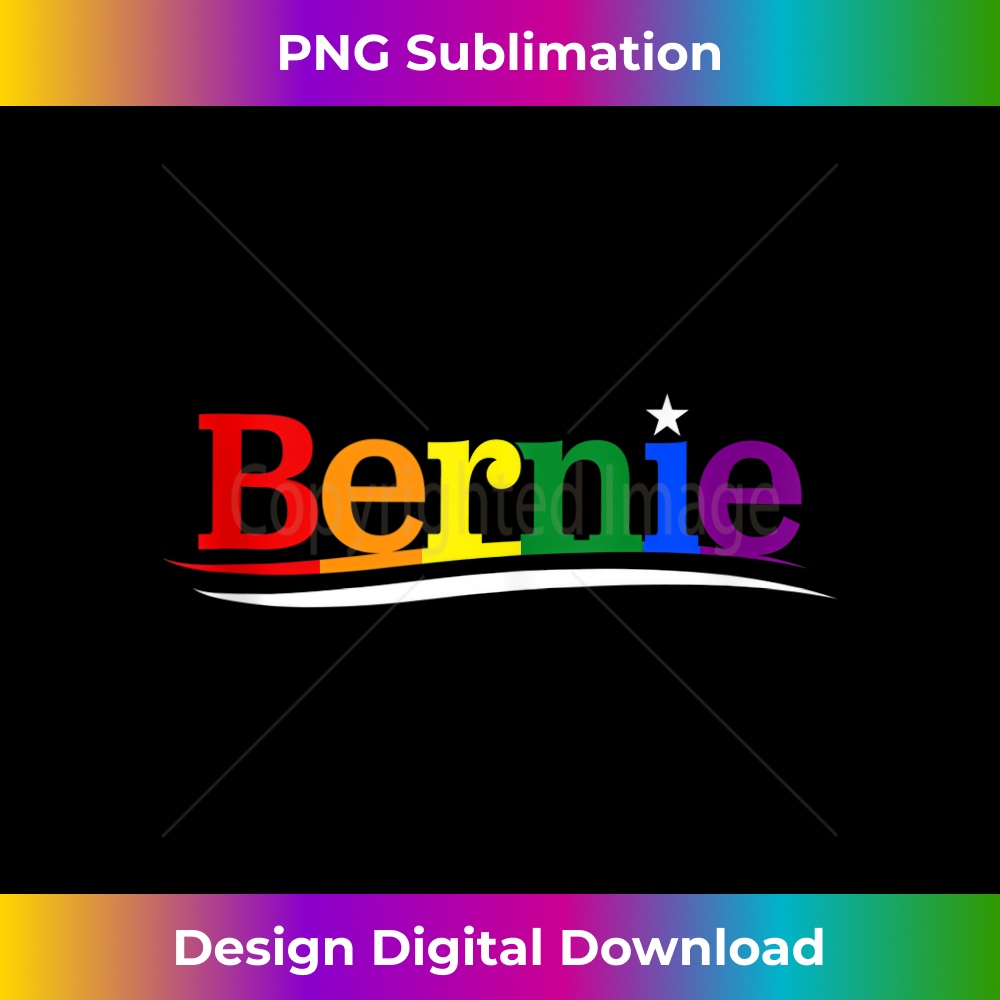 Bernie Sanders Rainbow Gay Pride 2024 Election LGBTQ Tank T - Inspire ...