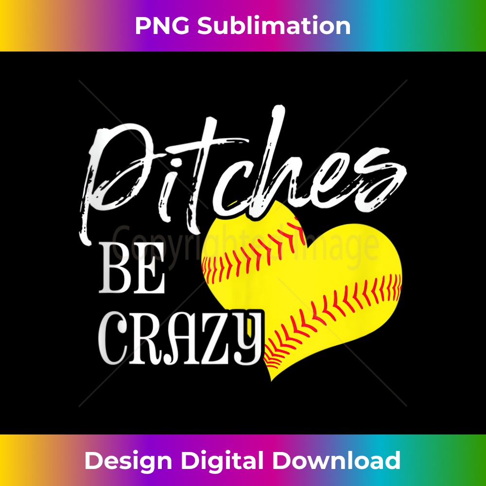 Funny Softball Pitcher Pitches Be Crazy Fast Slow Pitch Tank | Inspire ...