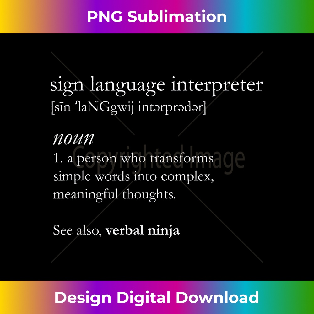 Funny Sign Language Interpreter Verbal Ninja ASL - Urban Sub | Inspire ...