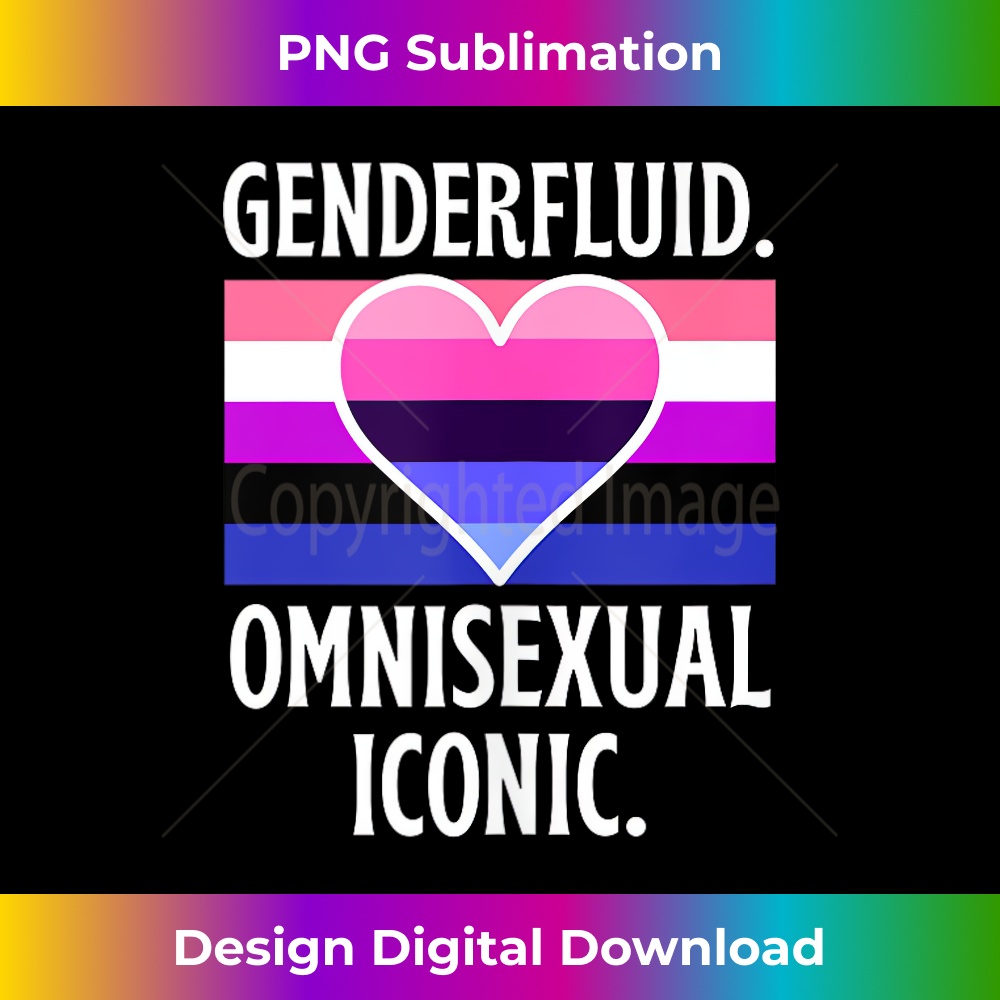 Genderfluid Omnisexual Iconic Pride Flag Genderqueer Queer T | Inspire ...