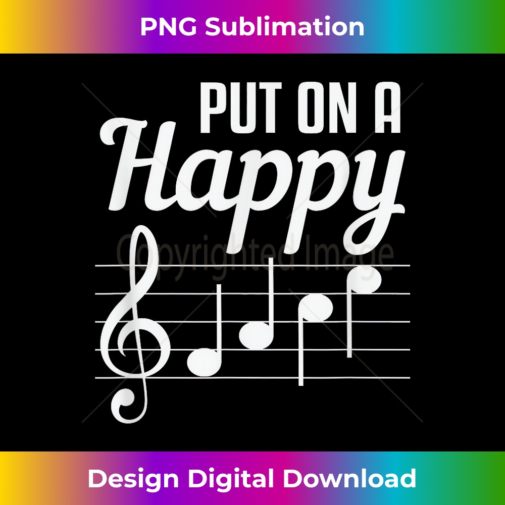 Funny Put On A Happy Face Music Teacher - Crafted Sublimatio | Inspire ...