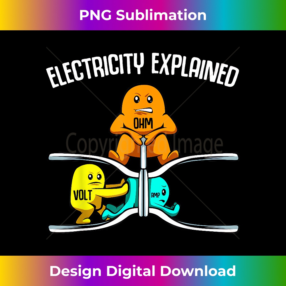 Funny Electricity Explained Physics Teacher Nerd Gift - Inno - Inspire ...