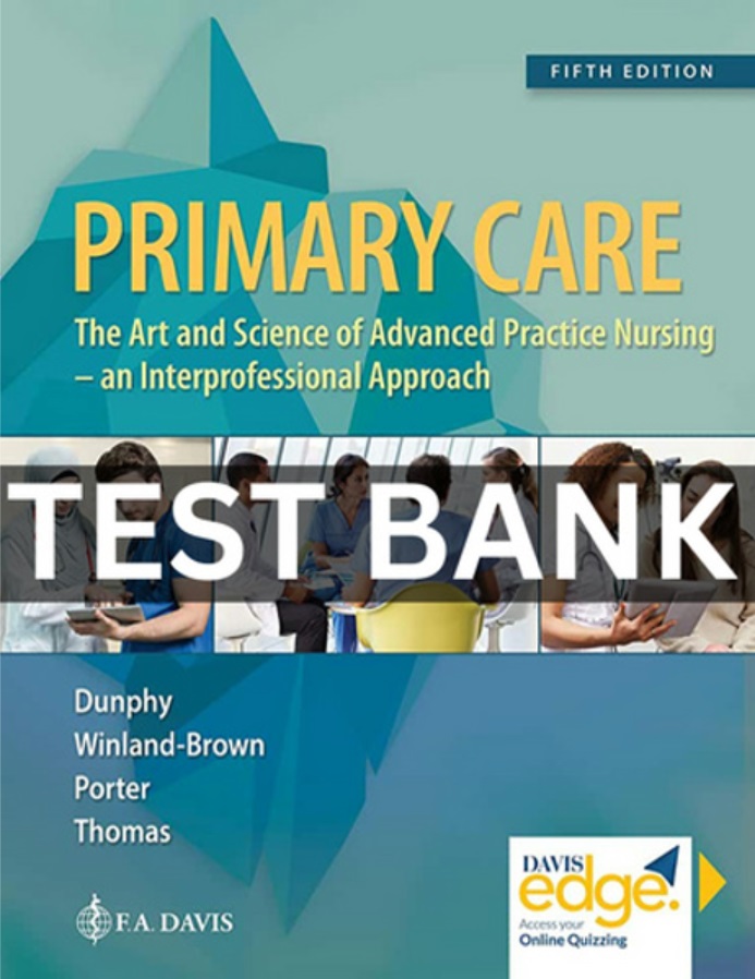 Test Bank For Primary Care Art and Science of Advanced Pract | Inspire ...