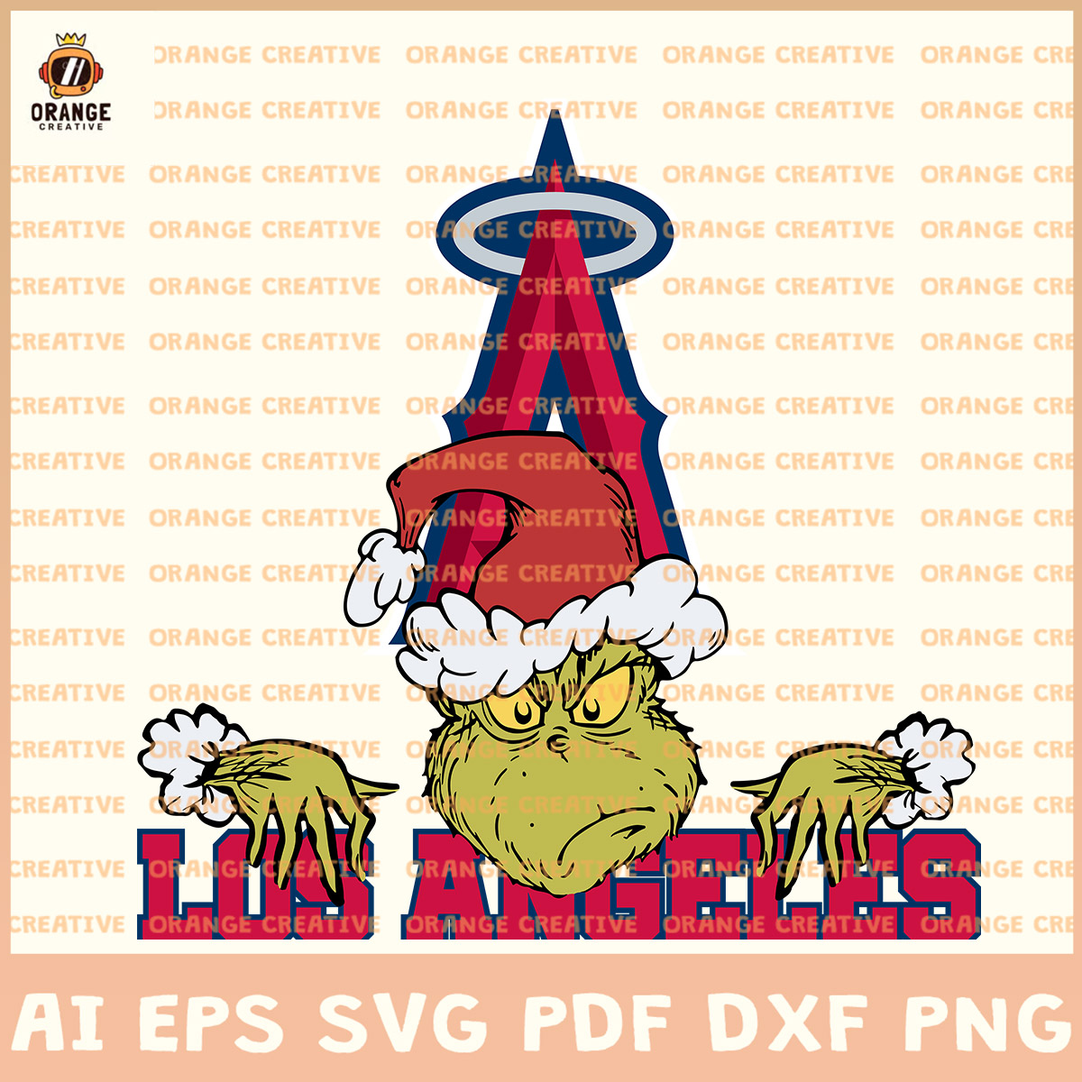 Los Angeles Angels Svg Files, MLB Angels Logo Clipart, Grinc - Inspire ...