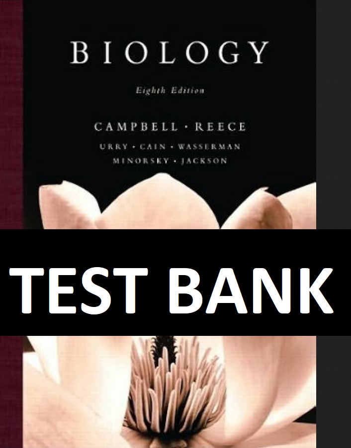 Test Bank Campbell and Reece s Biology Eighth 8th Edition | Inspire Uplift