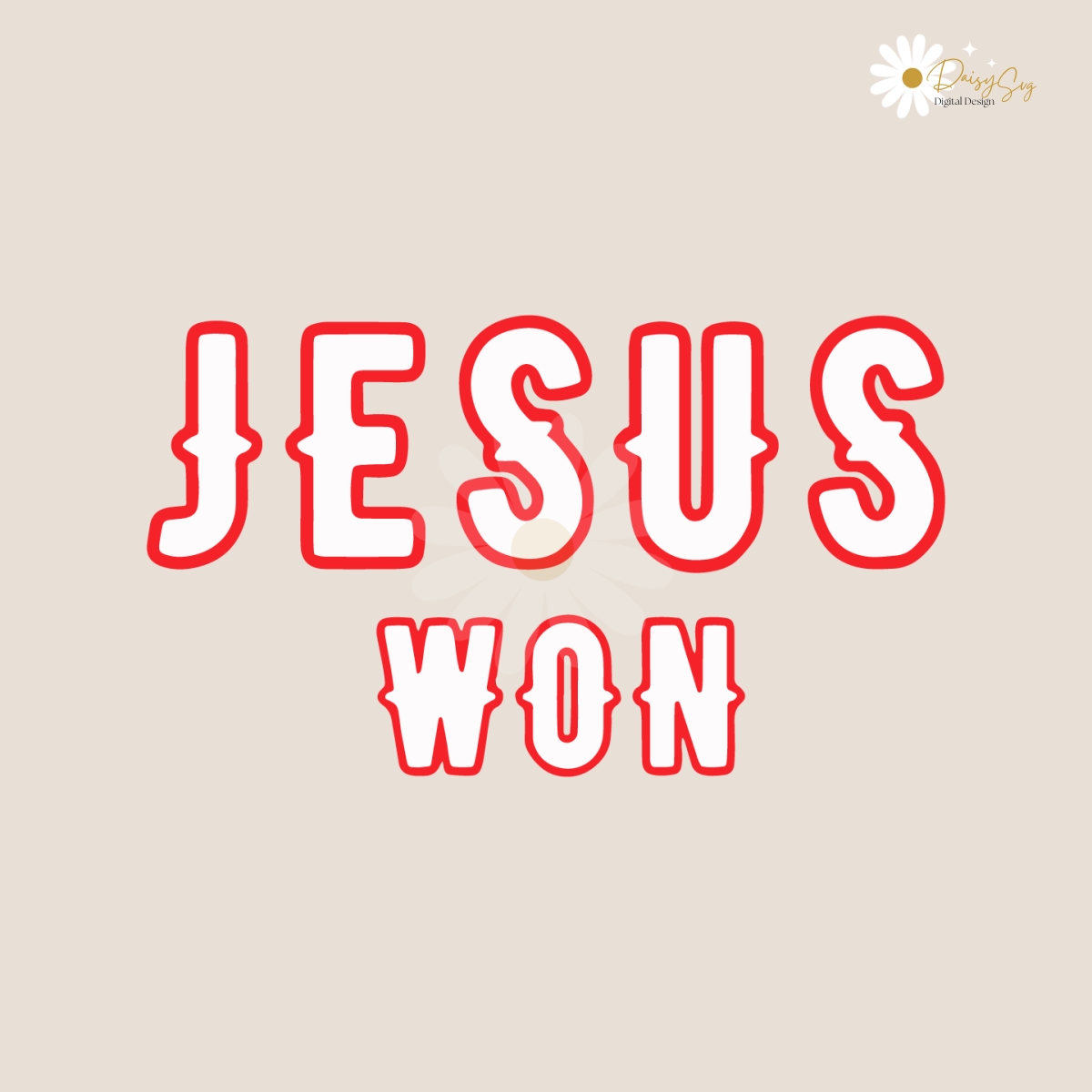 Jesus Won Texas Rangers World Series Champions SVG File - Inspire Uplift
