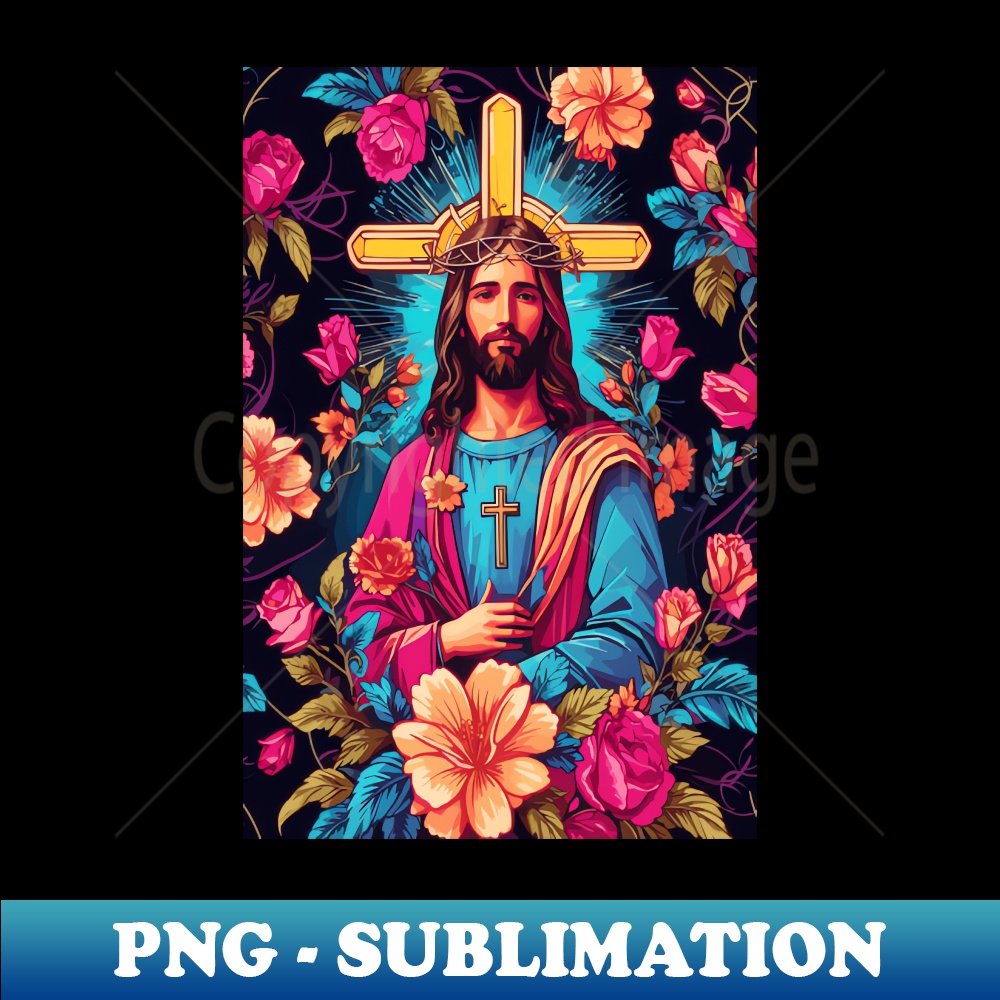 Jesus Christus - Modern Sublimation PNG File - Spice Up Your - Inspire ...