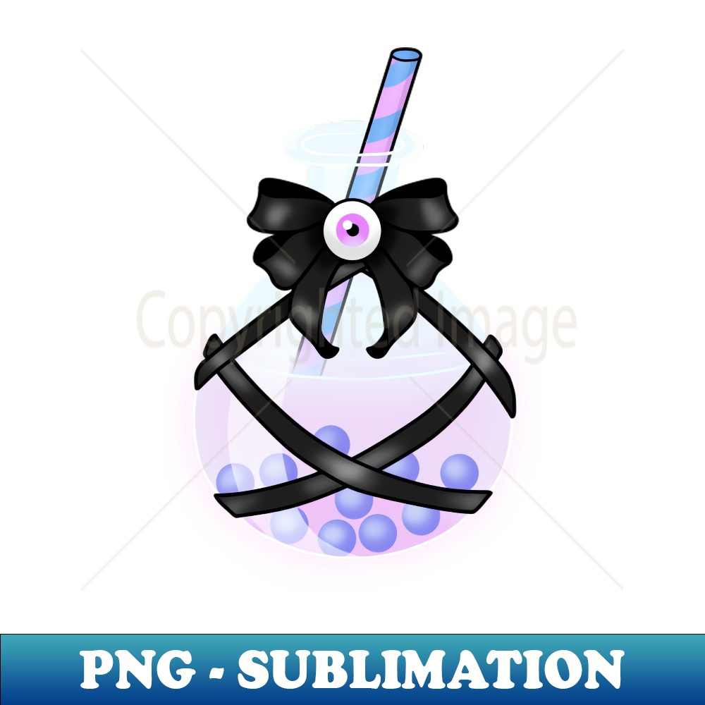 Pastel Goth Boba - PNG Transparent Sublimation File - Unleas - Inspire ...
