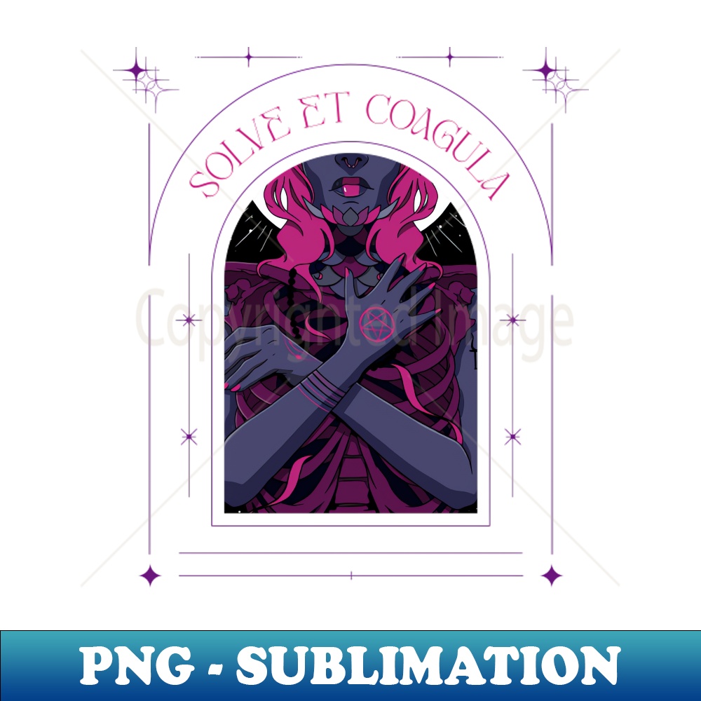Solve et Coagula - Occult Witchcraft - Instant PNG Sublimati - Inspire ...