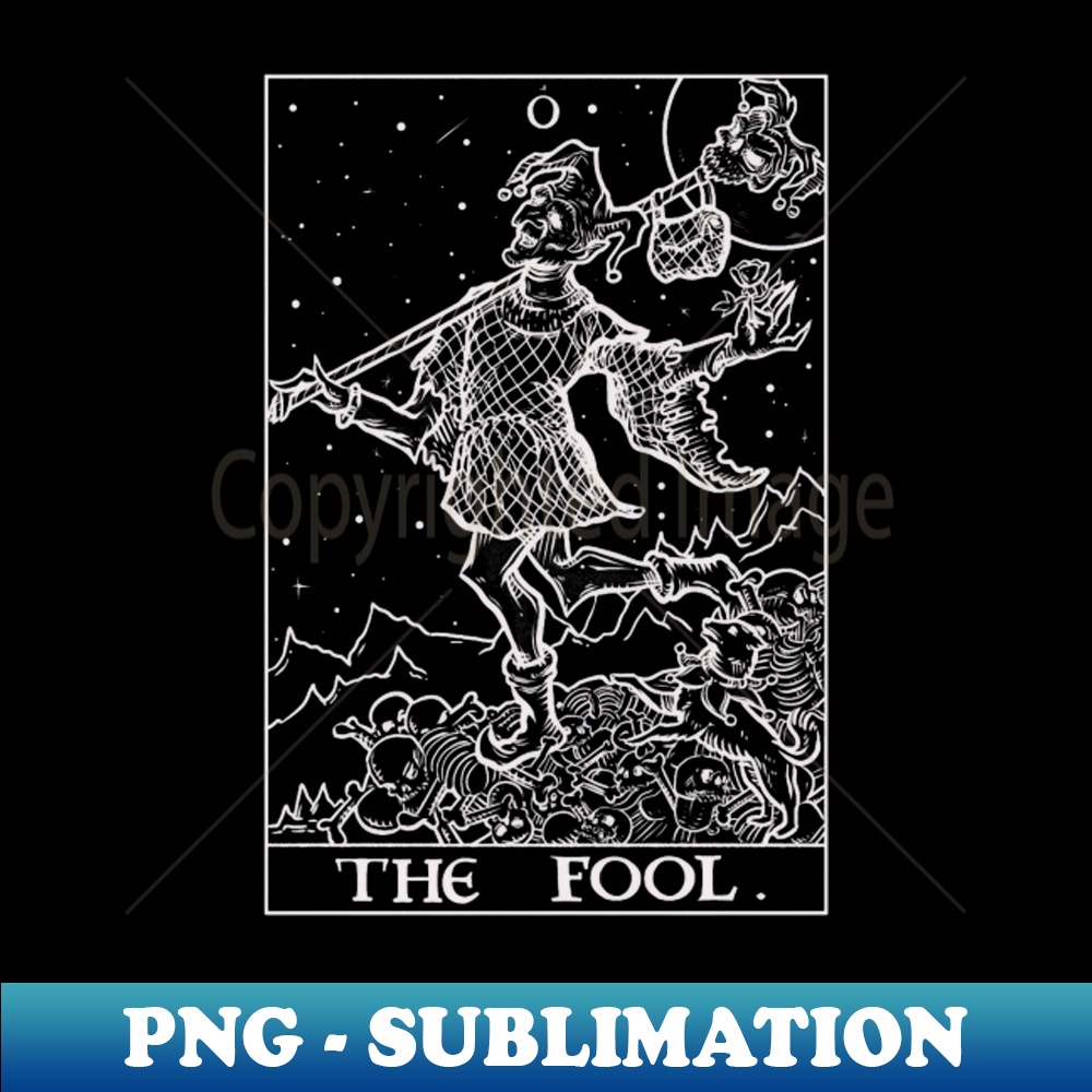 The Fool Tarot Card - Gothic Court Jester - Modern Sublimati - Inspire ...