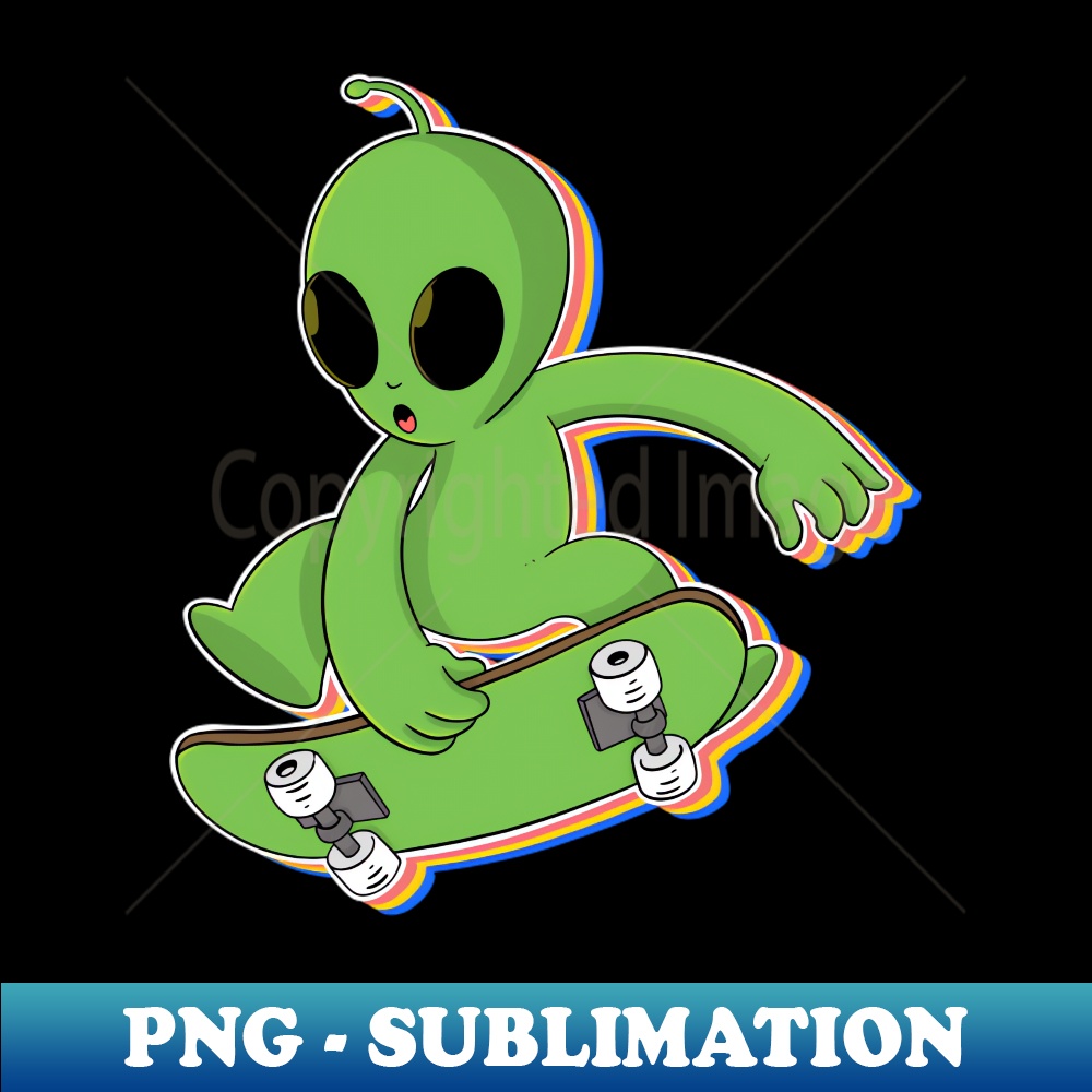 Retro Alien - Trendy Sublimation Digital Download - Transfor | Inspire ...