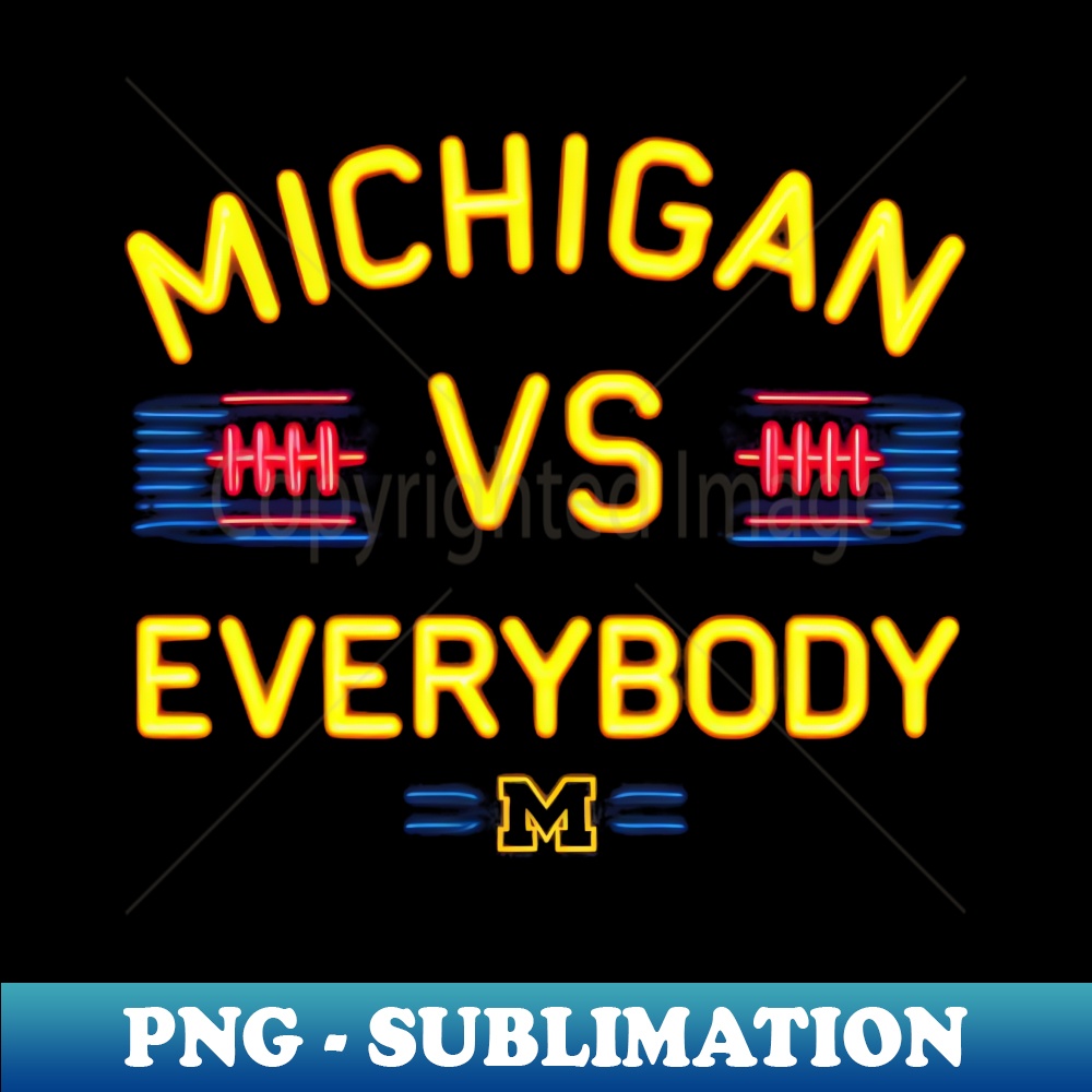 Michigan Vs Everybody - PNG Transparent Digital Download Fil - Inspire ...