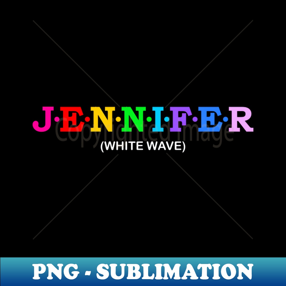 Jennifer - White Wave - Premium Sublimation Digital Download | Inspire ...