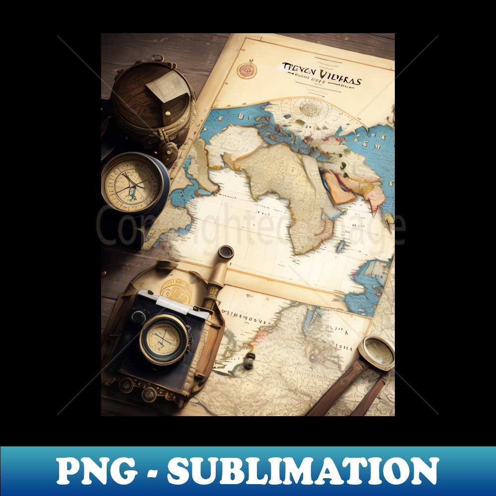 A vintage world map - Exclusive PNG Sublimation Download - P | Inspire ...
