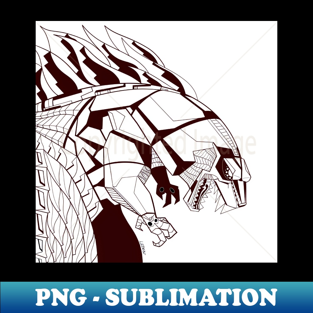 mechagodzilla gojira ecopop art - PNG Transparent Digital Do | Inspire ...