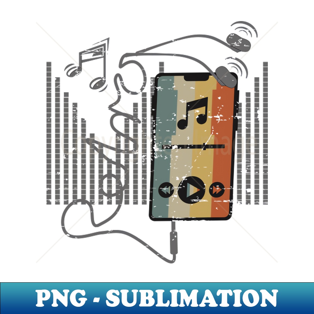 Retro Music Player - Digital Sublimation Download File - Fas | Inspire ...