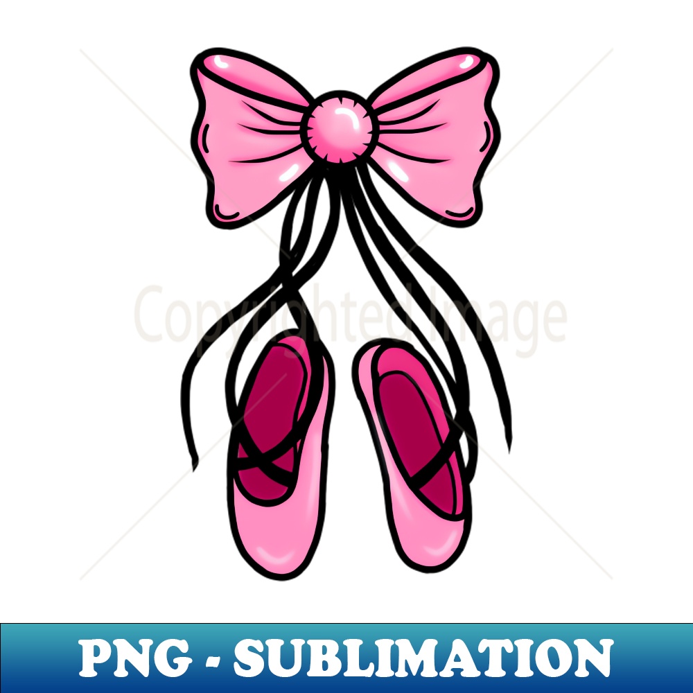 Pink Ballet Shoes - Digital Sublimation Download File - Bold | Inspire ...