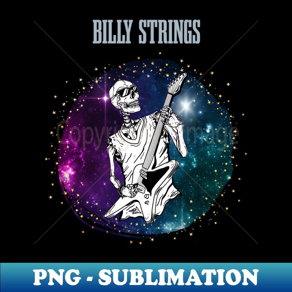 Guitar in Galaxy Billy Strings - High-Resolution PNG Sublima | Inspire ...