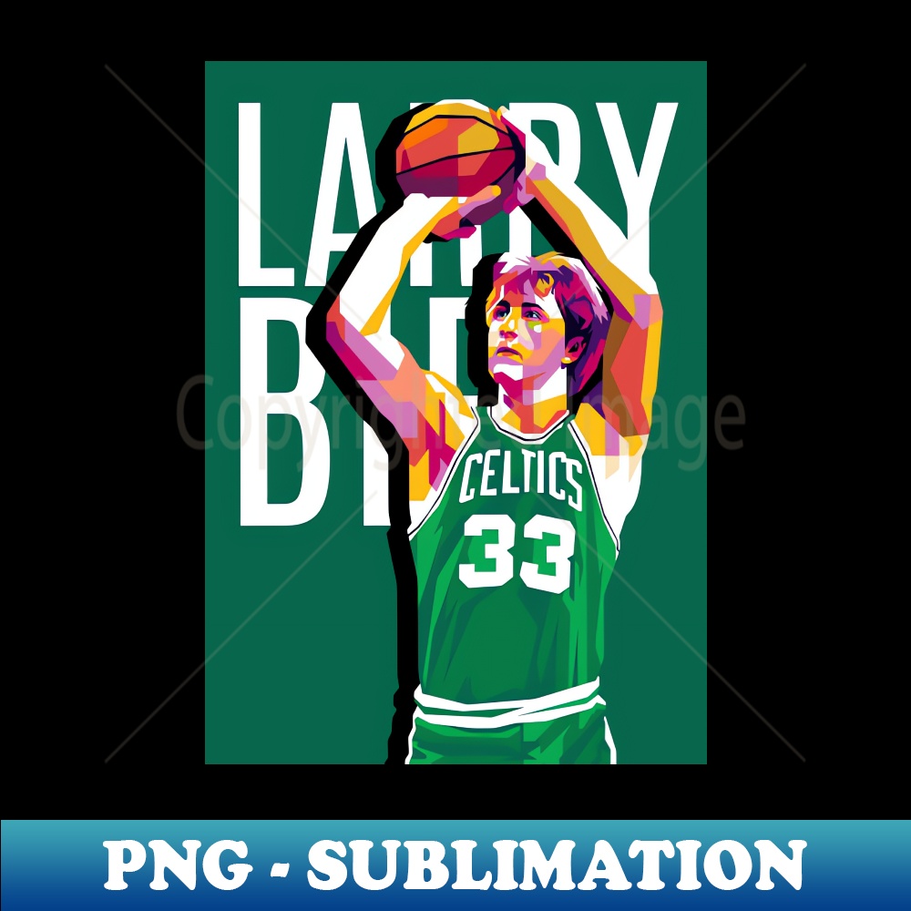 Larry Bird - High-Resolution PNG Sublimation File - Revoluti | Inspire ...