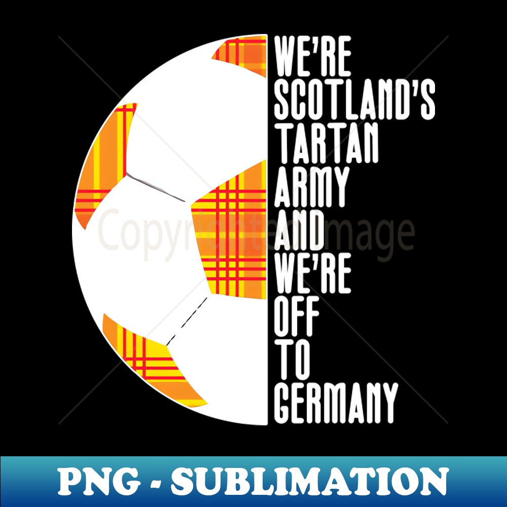 Scotlands Tartan Army White and Yellow Tartan Ball and Text | Inspire ...