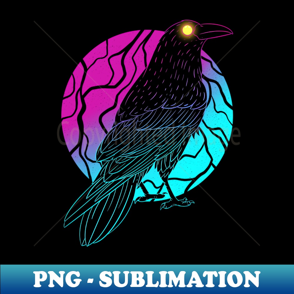 Cyber Crow - Instant Sublimation Digital Download - Bold & E - Inspire ...